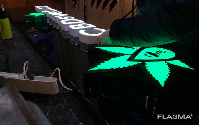 Изготовление объемных букв, знаков и элементов — Надання послуги в ...