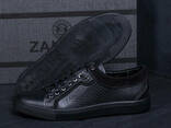Мужские кожаные кеды ZG GO GO Man Black spring — Купить в Одессе на ...