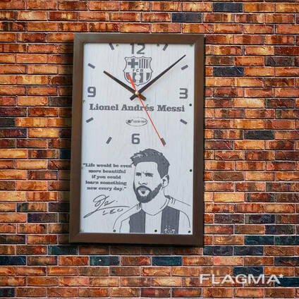 Настенные часы "Lionel Messi" индивидуальная работа — Купить в Рогатине ...