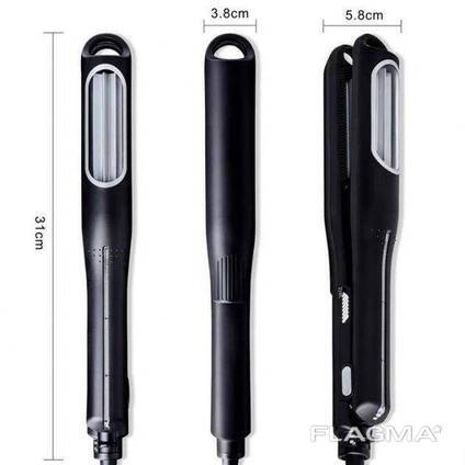 Щипцы-гофре для волос RIAS Automatic Crimping Hair Iron 36W Black (3 ...